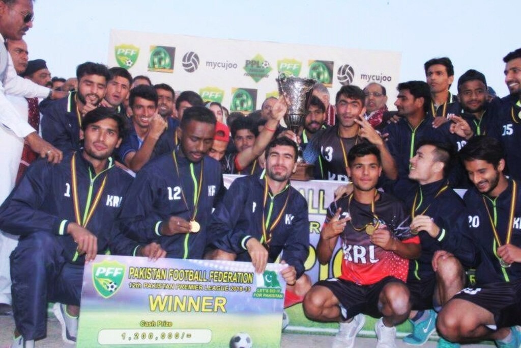 KRL thrash SSGC 4-0 to win their 5th Pakistan Premier Football League ...