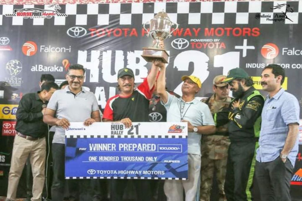 Veteran rally racer, Nadir Magsi wins 8th Hub Jeep Rally 2021 - Khilari